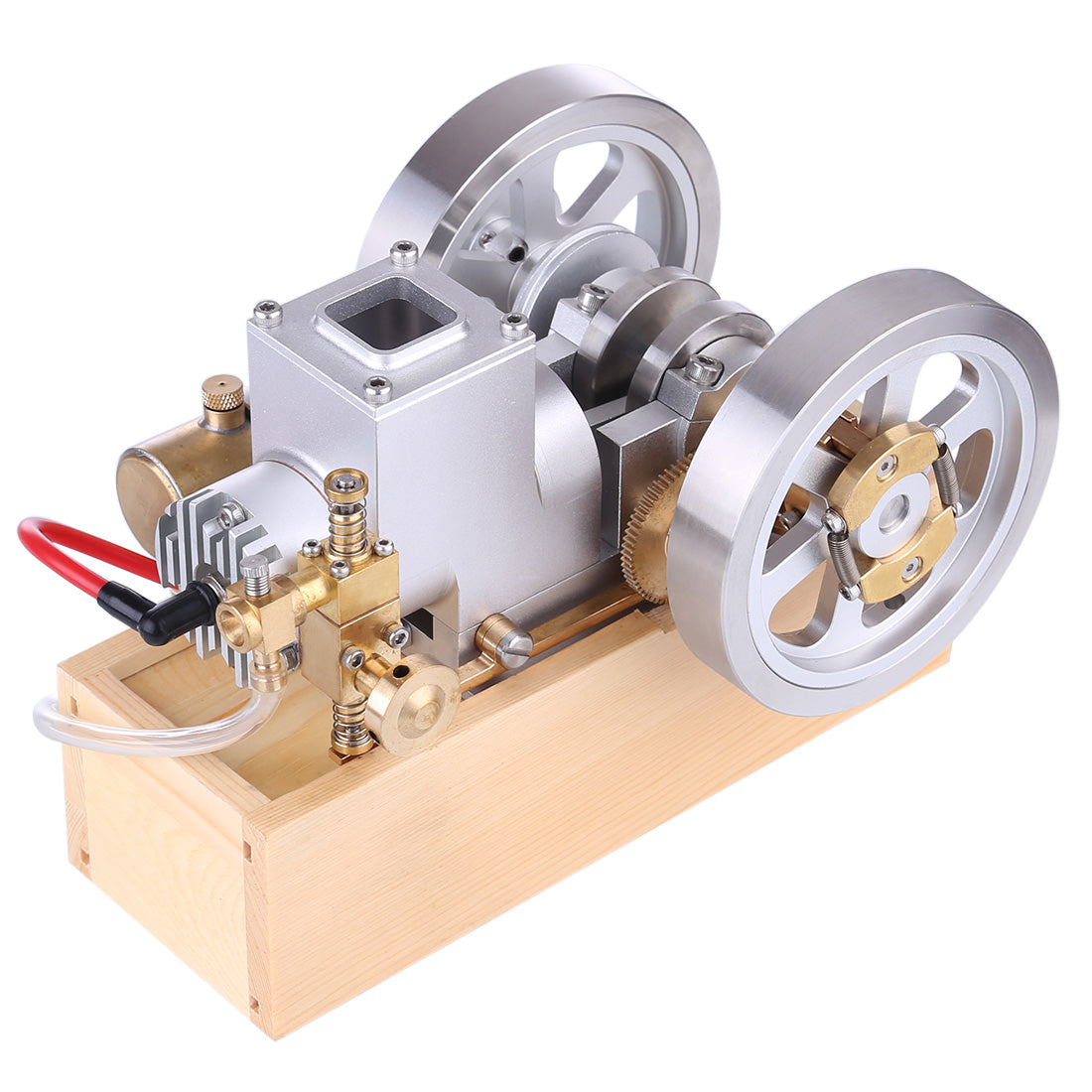 Metal Horizontal Hit and Miss Gasoline Engine Model Flywheel Speed Gov ...
