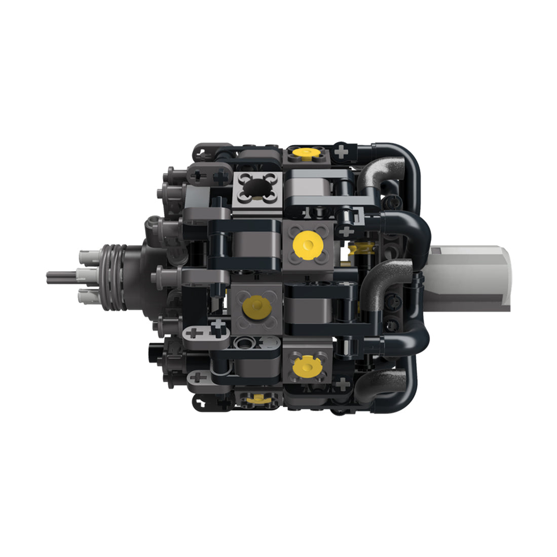 14-Cylinder Radial Engine Assembly Toy Building Blocks Set MOC-154091 ...