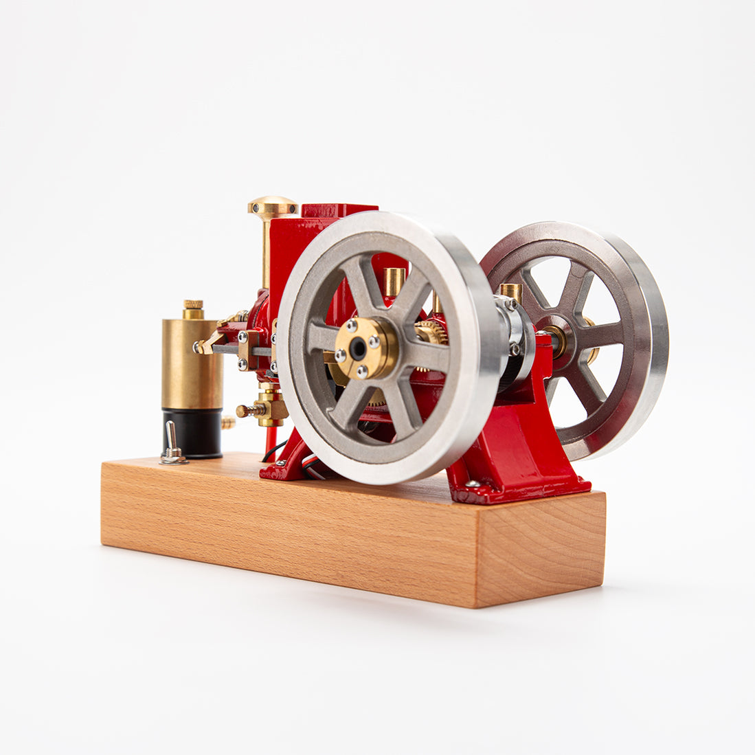 Hit and Miss Engine that Works - ENJOMOR 6cc Antique 4-Stroke Gas IC E ...