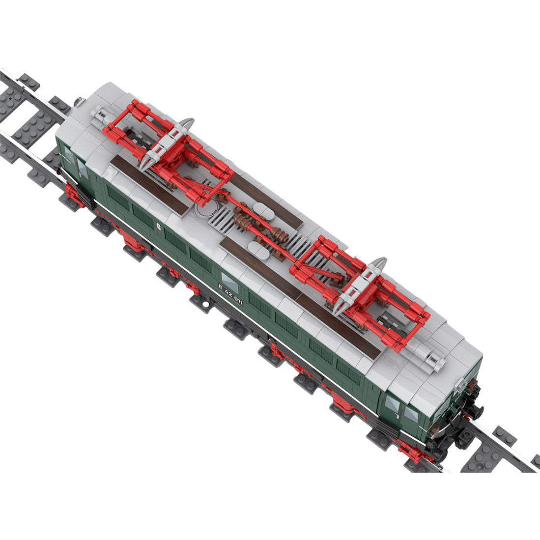 MOC-133607 Electric Locomotive E42 (Holzroller) Model Building Blocks ...