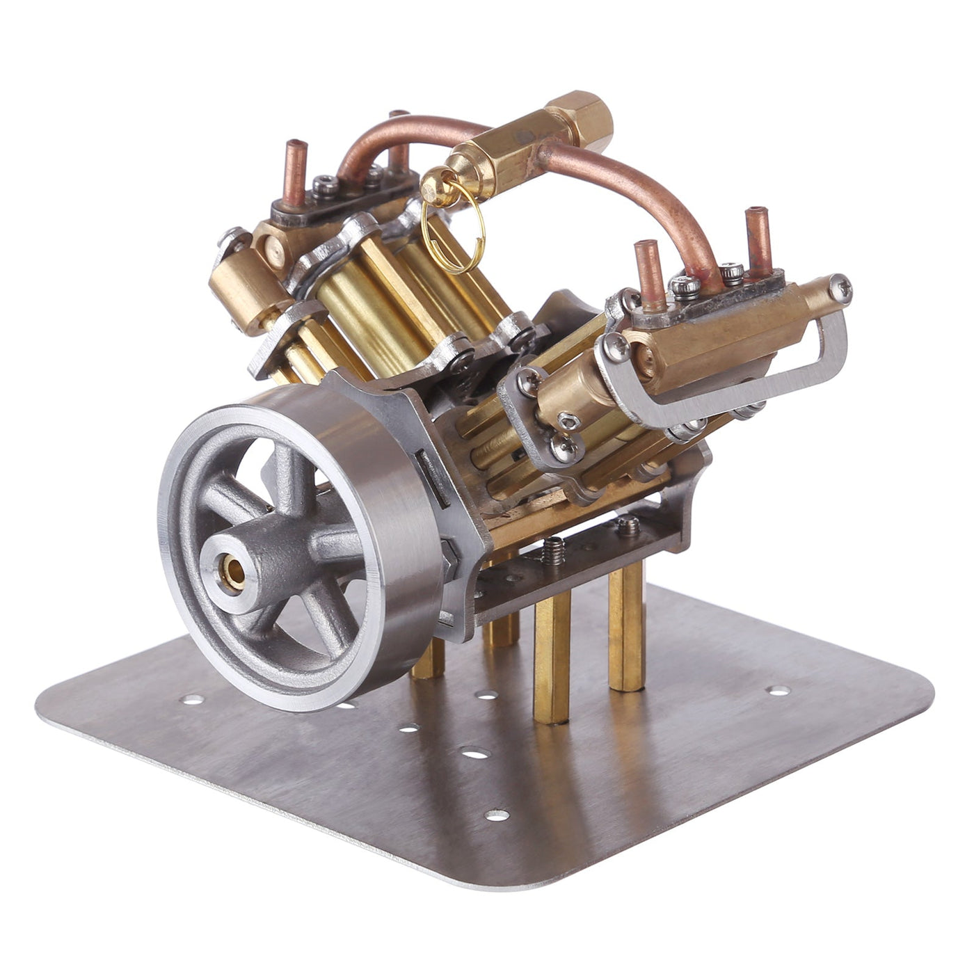 Mini V4 Steam Engine Miniature Steam Engine Model — enginediyshop