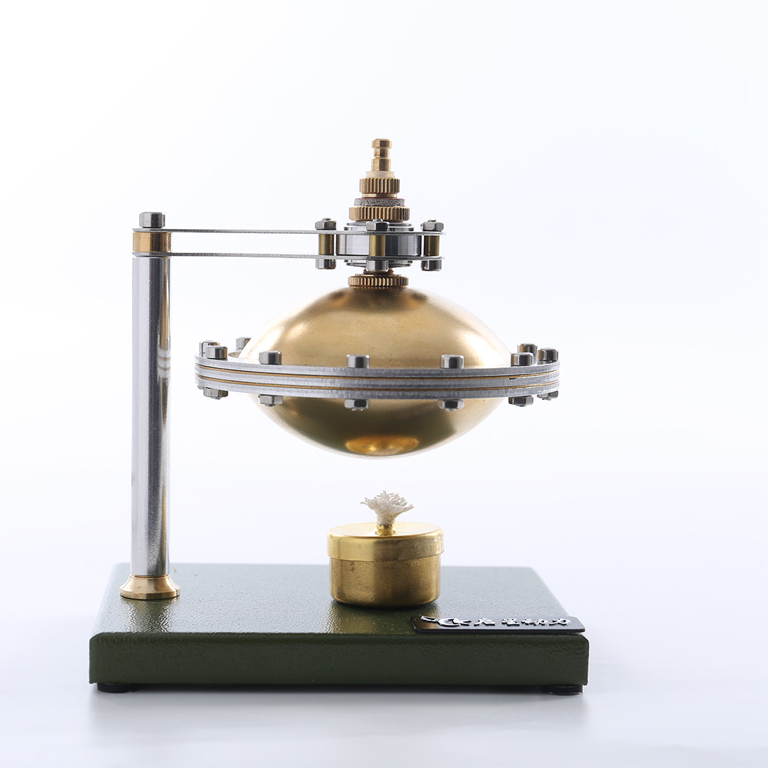 UFO Spin Suspension Steam Engine Model Kit with Boiler and Alcohol Lam ...