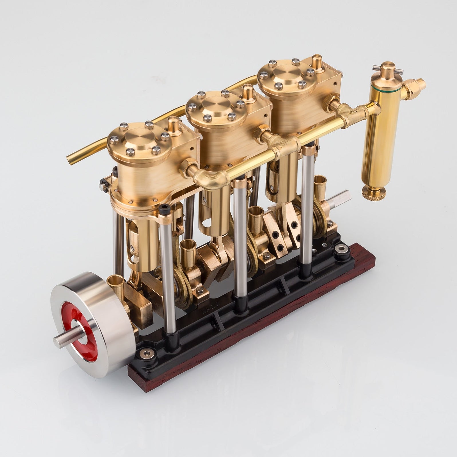 KACIO LS3-13S Steam Engine 3-cylinder Reciprocating Engine with Oil Cu ...