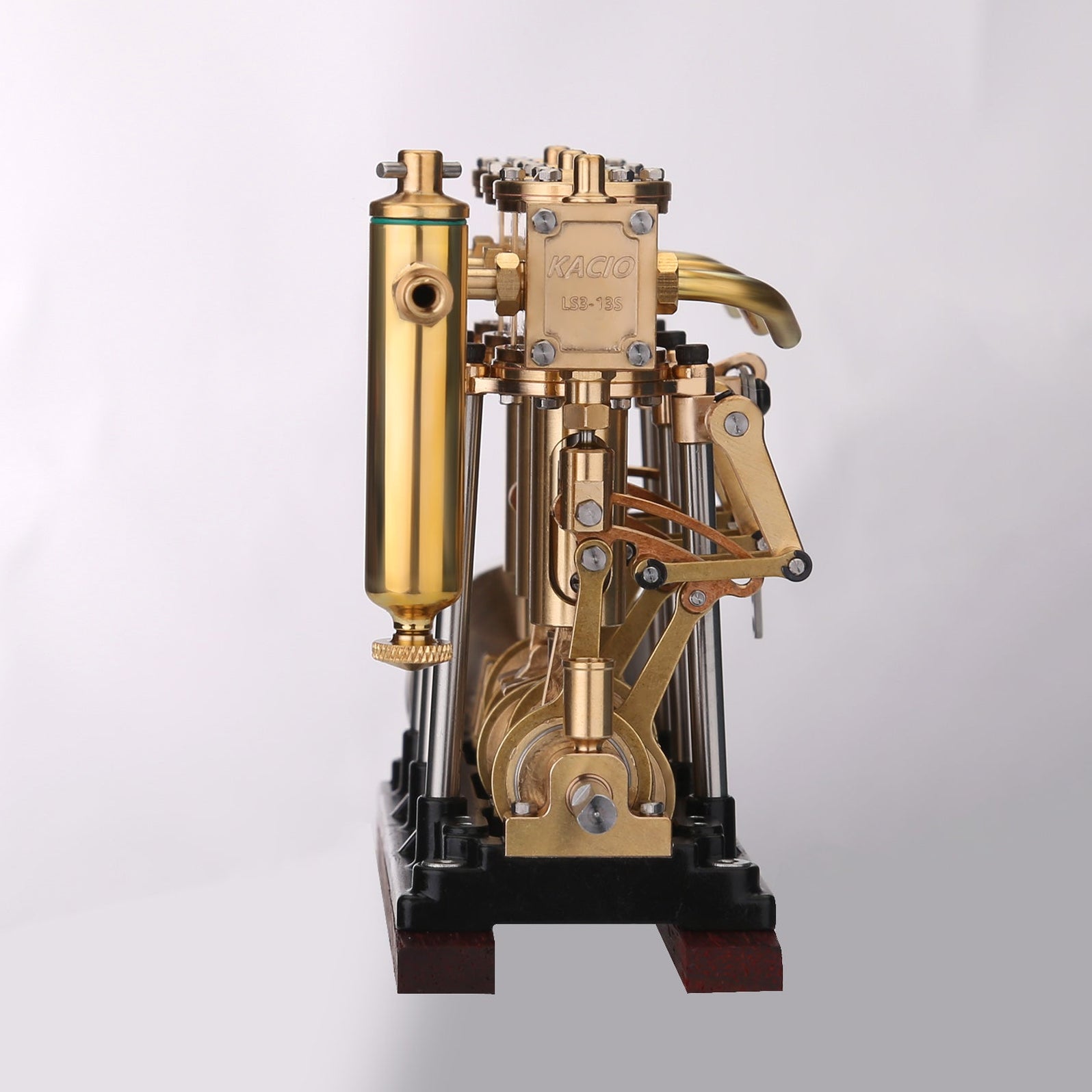 KACIO LS3-13S Steam Engine 3-cylinder Reciprocating Engine with Oil Cu ...