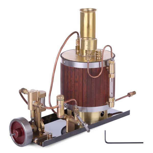 Mini Steam Engine Model Kit Set with Steam Engine Boiler - Enginediy ...