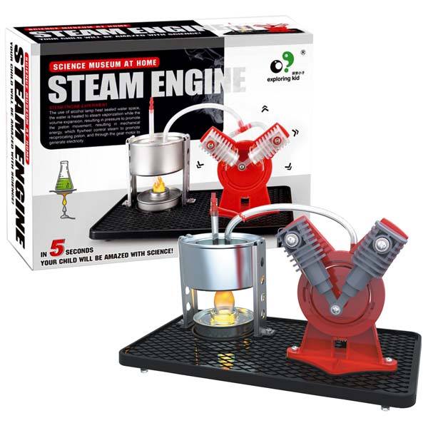 Steam Engine DIY Kit To Build - Top Children Steam Engine Model Kit ...