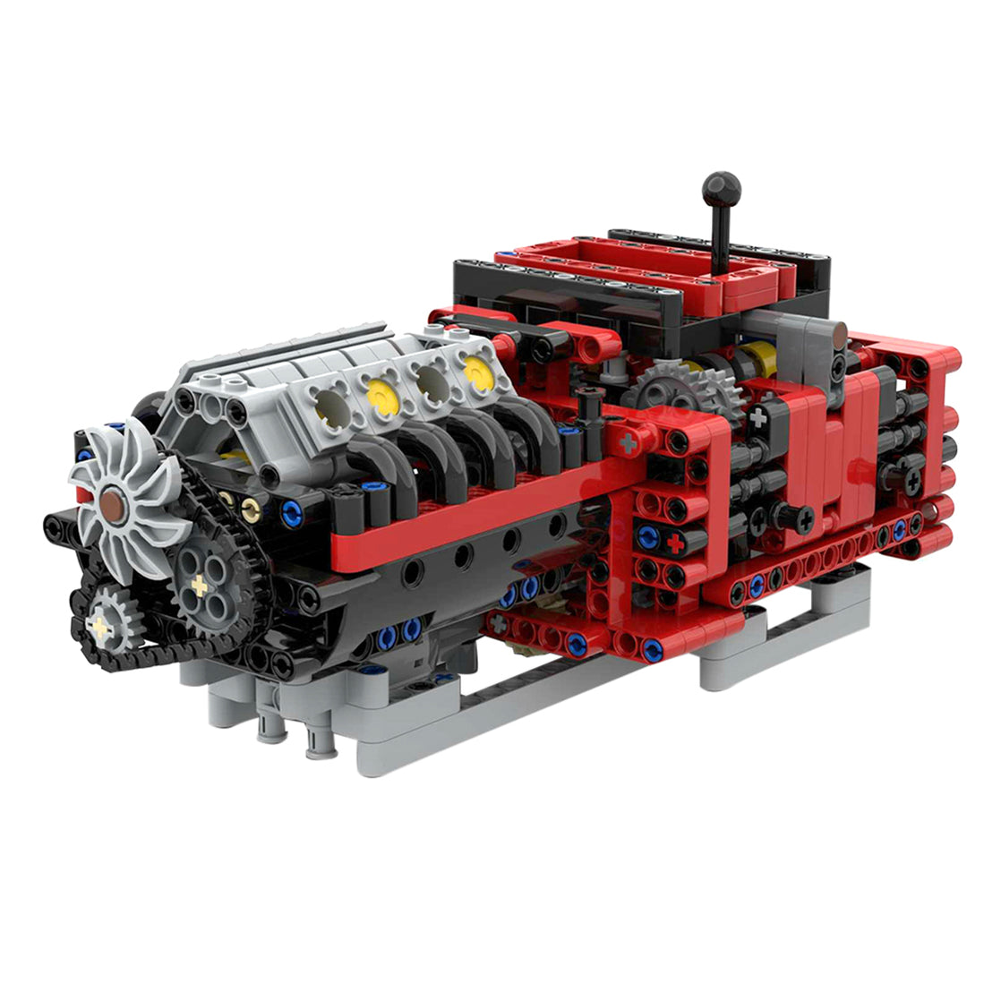 GTE Manual 8 Speed Gearbox Model Building Blocks Set MOC-79482--685PCS ...
